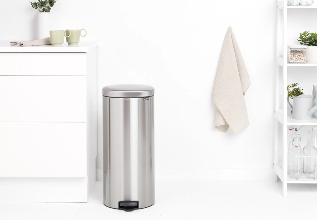 Brabantia Pedálový koš NewIcon 30L matná ocel otiskuvzdorná