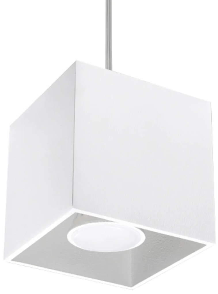Sollux Lighting Závěsné svítidlo QUAD 1 bílé