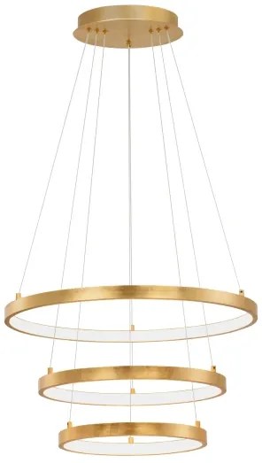 LED lustr Leon 61 zlaté