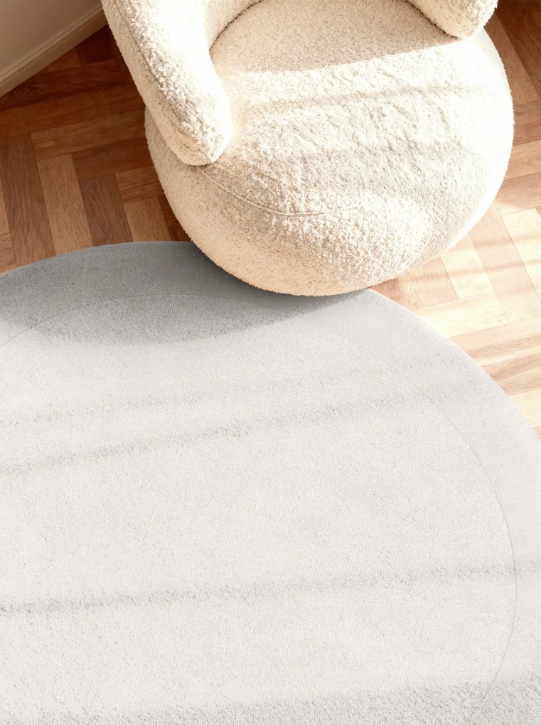 Villeroy & Boch Kusový koberec Kivi 106281 Cream kruh, 200x200 (průměr) kruh, bílá, ložnice