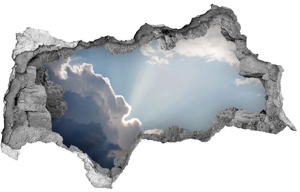 Wallmuralia Nálepka fototapeta 3D výhled Mraky na nebi 95x73 cm