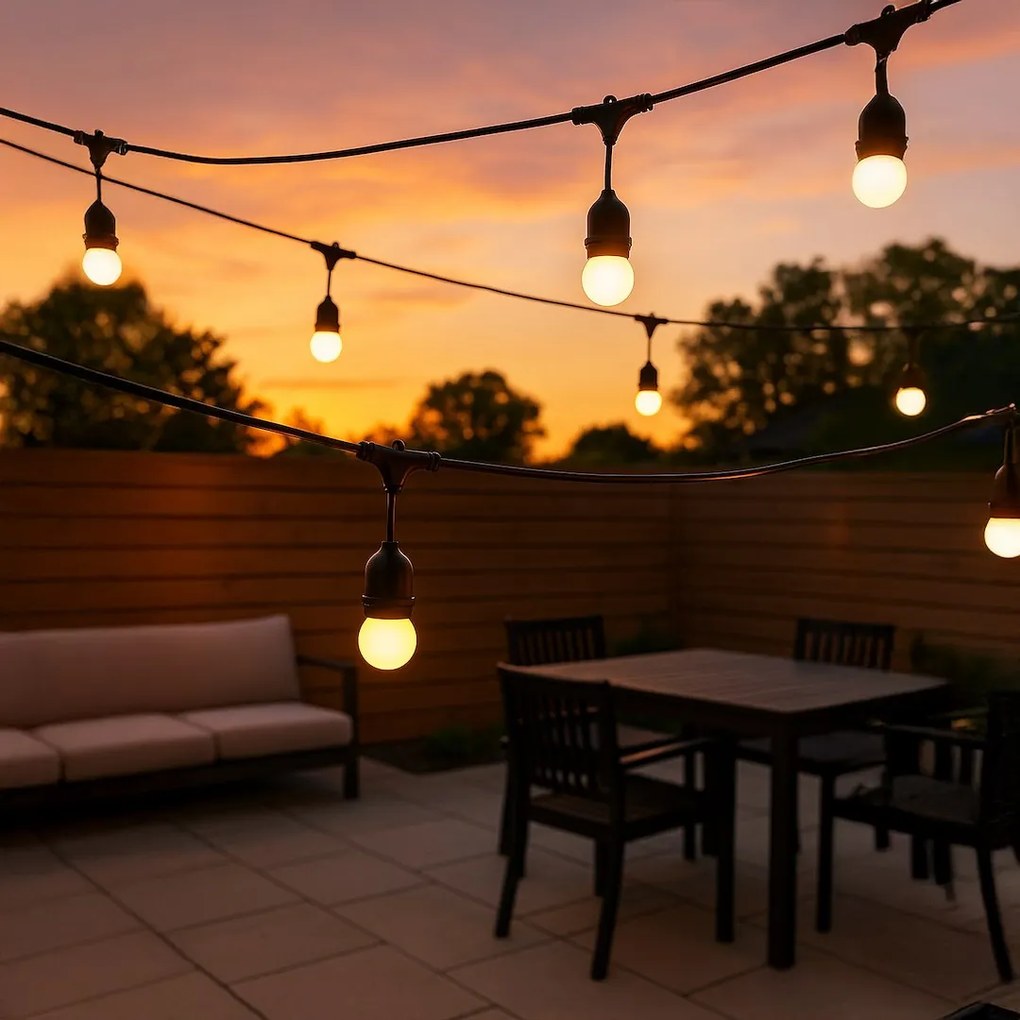 LED světelný řetěz Summer Time White, 6,6m, (žárovky jsou součást balení), b