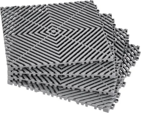 Drenážní rohož Drenážní podlahová rohož 30,5 × 30,5 cm modulární zámkový polštář