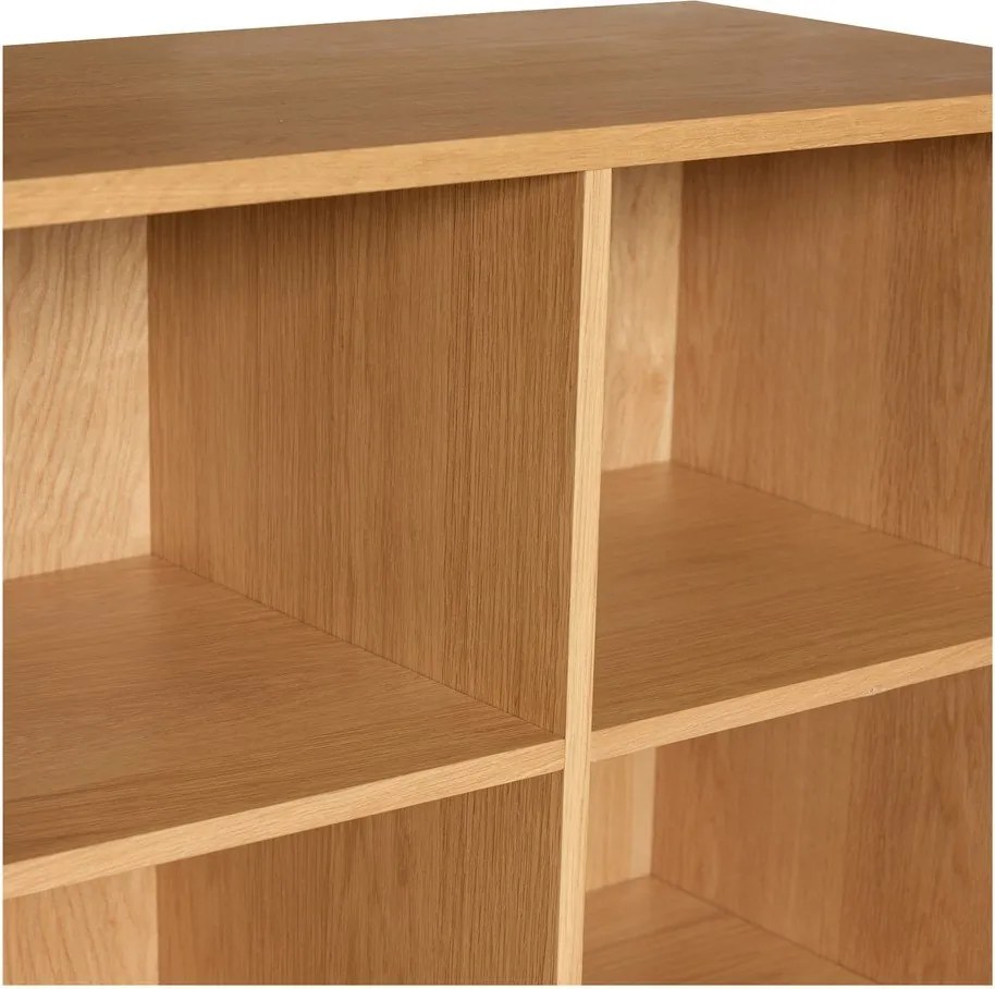 Knihovna v dekoru dubu v přírodní barvě 80x95x30 cm Disco – Hübsch