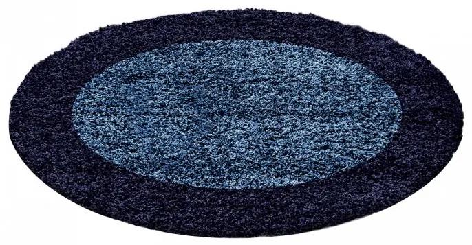 Vopi | Kusový koberec Life Shaggy 1503 navy - 80 x 250 cm