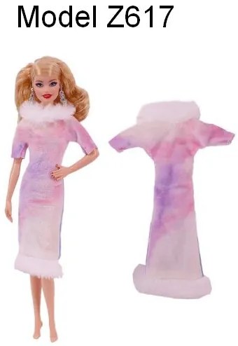 Oblečky pro Barbie - růžové outfity Varianta: model Z617