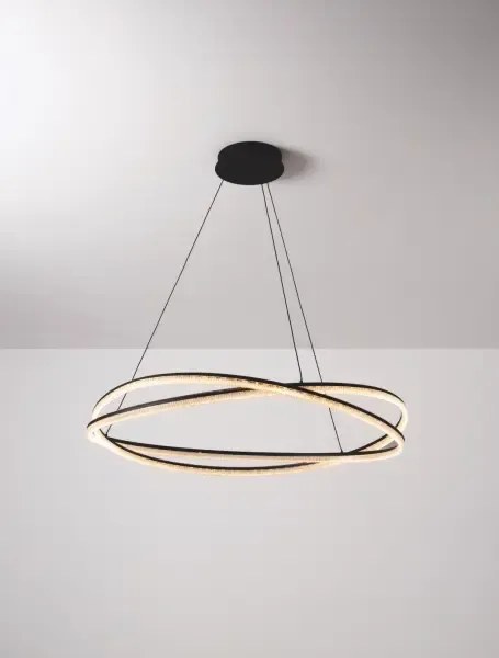 Designový lustr Ophelia černá