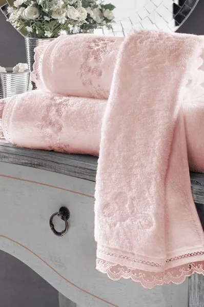 Soft Cotton Luxusní osuška LUNA 85x150 cm Růžová