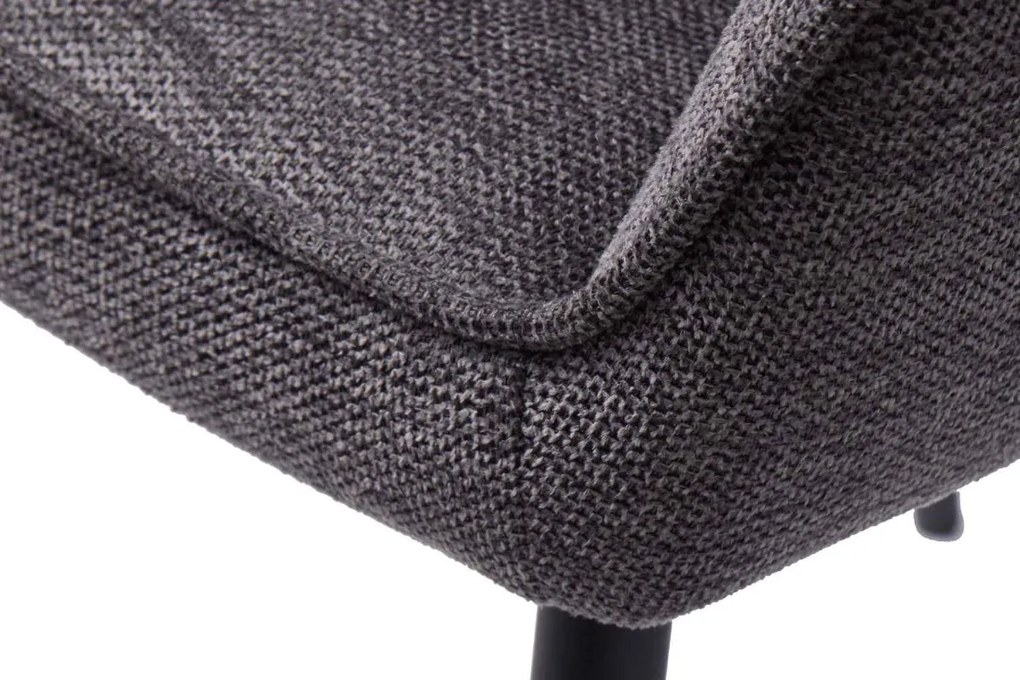 Designová židle Jadwiga II tmavě šedá