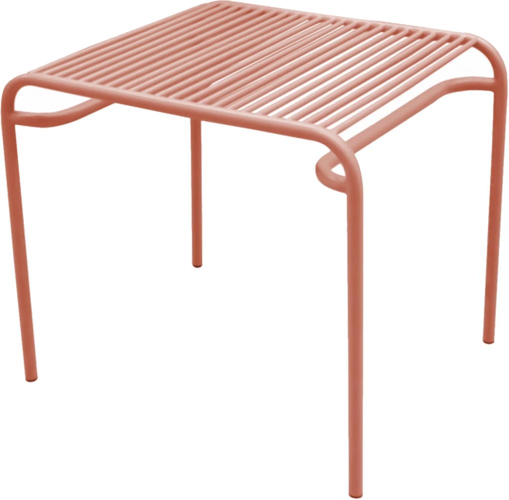 LEITMOTIV Venkovní stolek Lineate Metal tělová 58 × 48 × 50 cm
