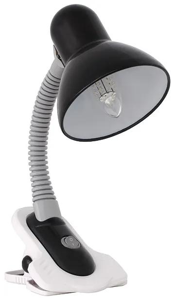 Lampička s klipem Kanlux 07151 SUZI HR-60-B Stolní lampa