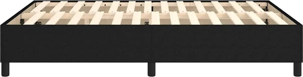 Rám postele s boxspringem černý 140 x 190 cm textil 3120856
