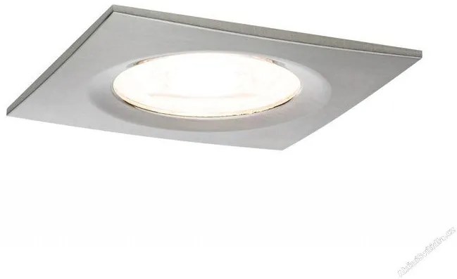 P 93611 Zápustné svítidlo LED Nova IP44 hranaté 7W GU10 železo 1ks stmívatelné - PAULMANN