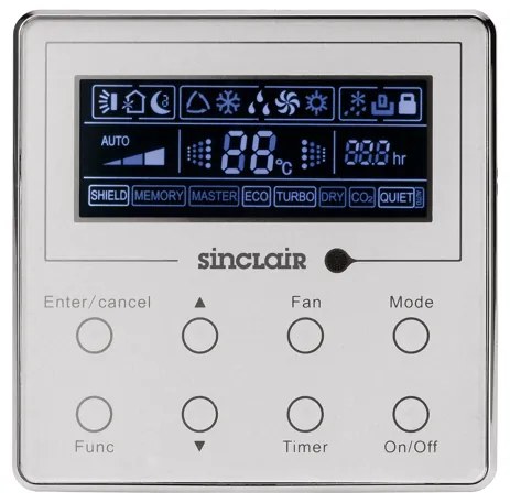 Kazetová Klimatizace Sinclair 1+2 (3,4kW + 3,4kW) Multi-split R32