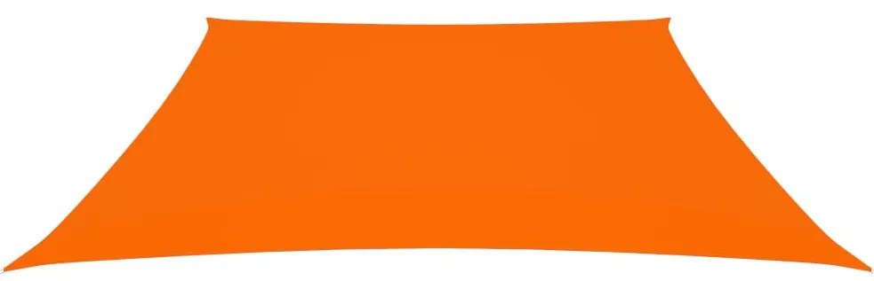vidaXL Stínicí plachta oxfordská látka lichoběžník 2/4 x 3 m oranžová