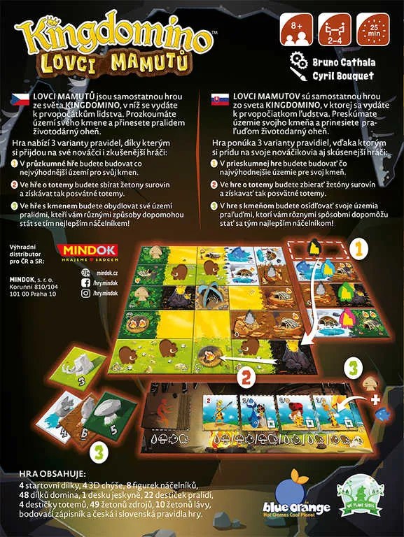 MINDOK HRA Kingdomino:Lovci Mamutů *SPOLEČENSKÉ HRY* mn492