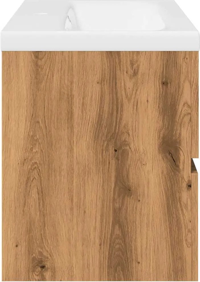 Skříňka se zápustným umyvadlem dub artisan 3328928