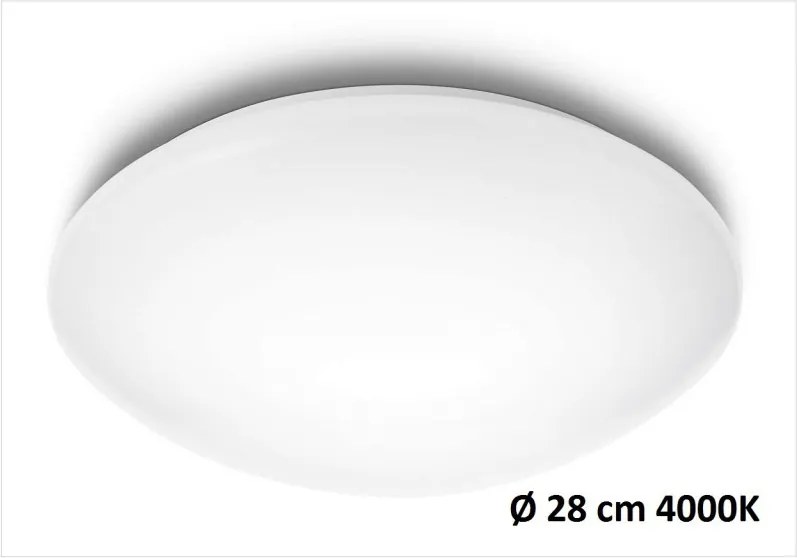 LED Stropní svítidlo Philips Suede 31801/31/16 bílé 4000K 28cm