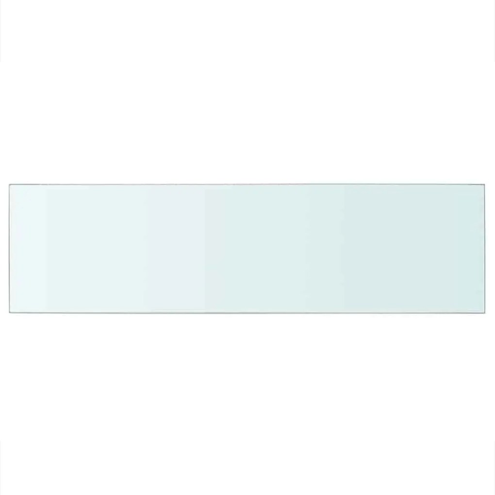 Policové desky 2 ks sklo čiré 90 x 25 cm 3051580