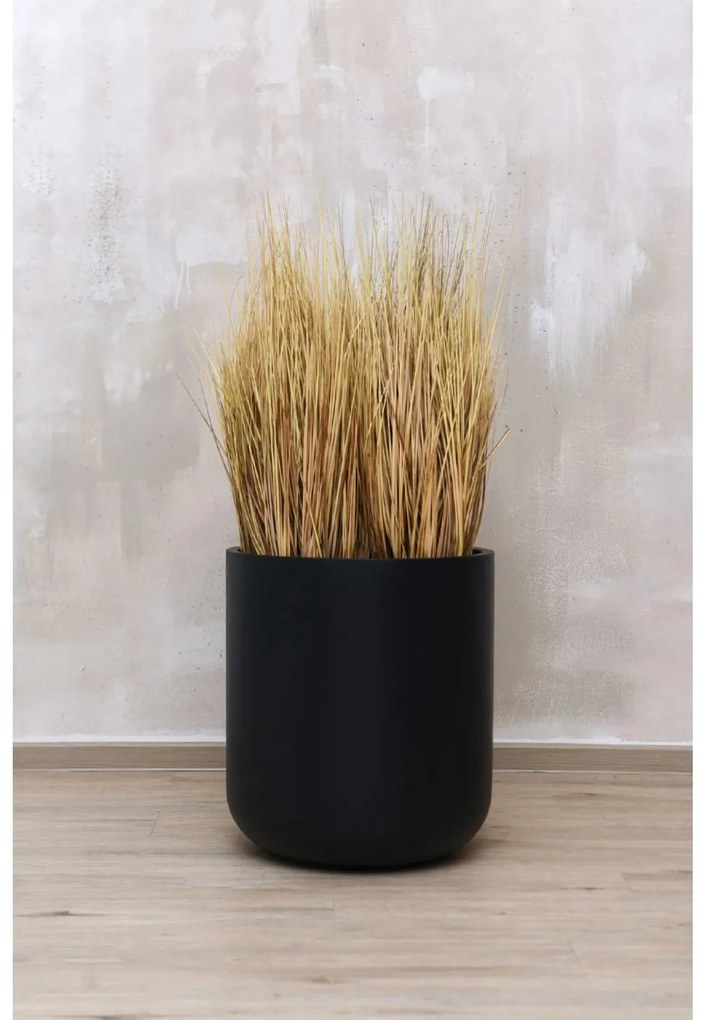 Květináč CHICO, sklolaminát, průměr 45 cm, antracit