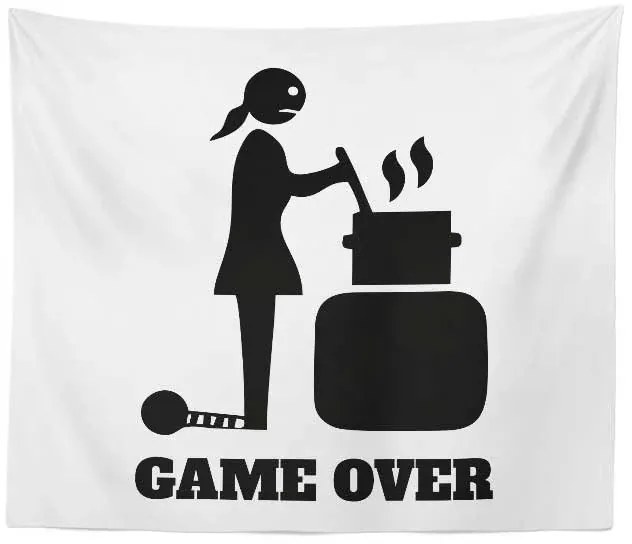 Sablio Deka Game over 2 : 150x120 cm