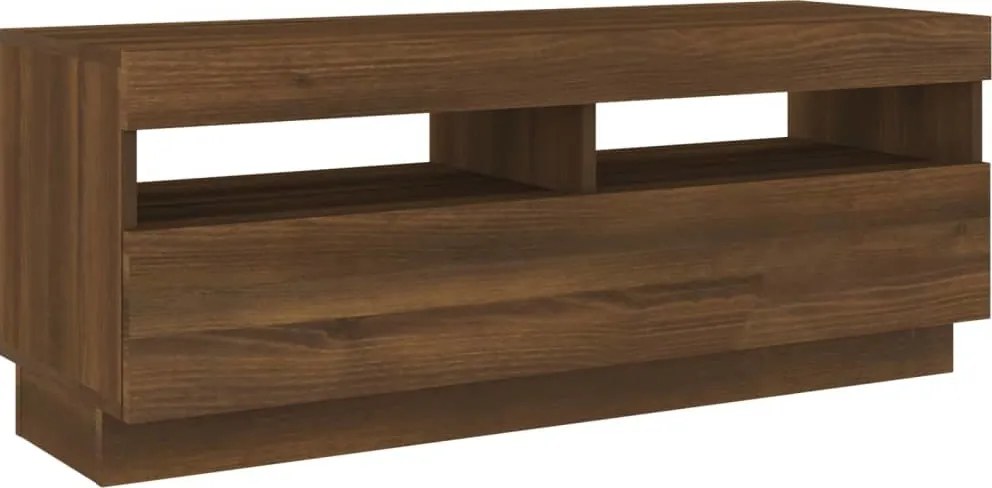 vidaXL TV skříňka s LED osvětlením 300x35x40 cm [3120178] Barva: dub sonoma