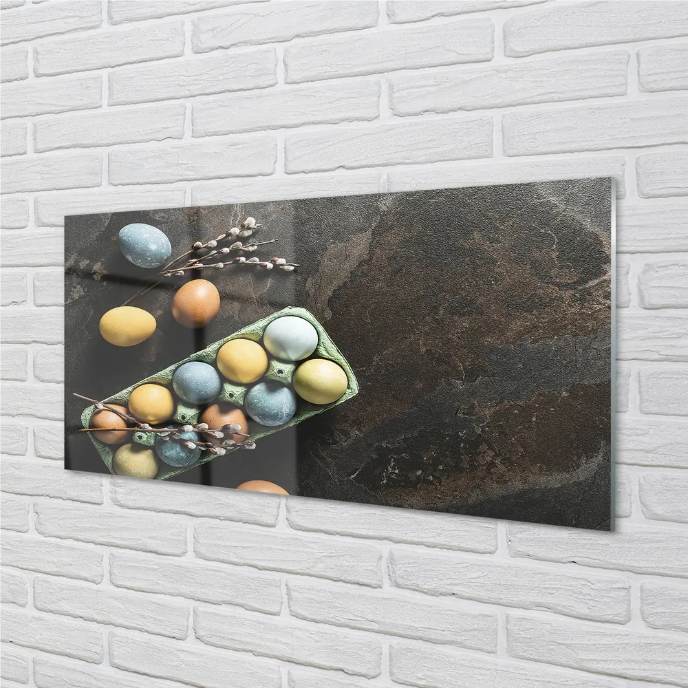 akrylový obraz vejce base 100x50 cm