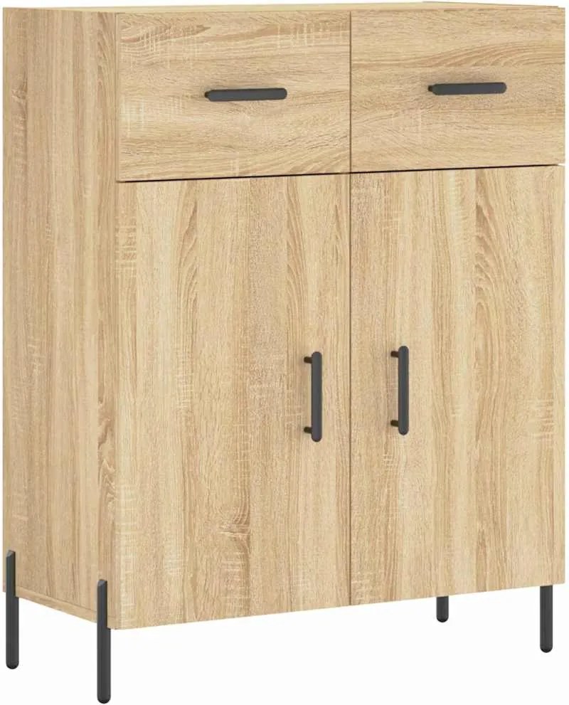 Skříň highboard dub sonoma 69,5 x 34 x 180 cm kompozitní dřevo 3200524