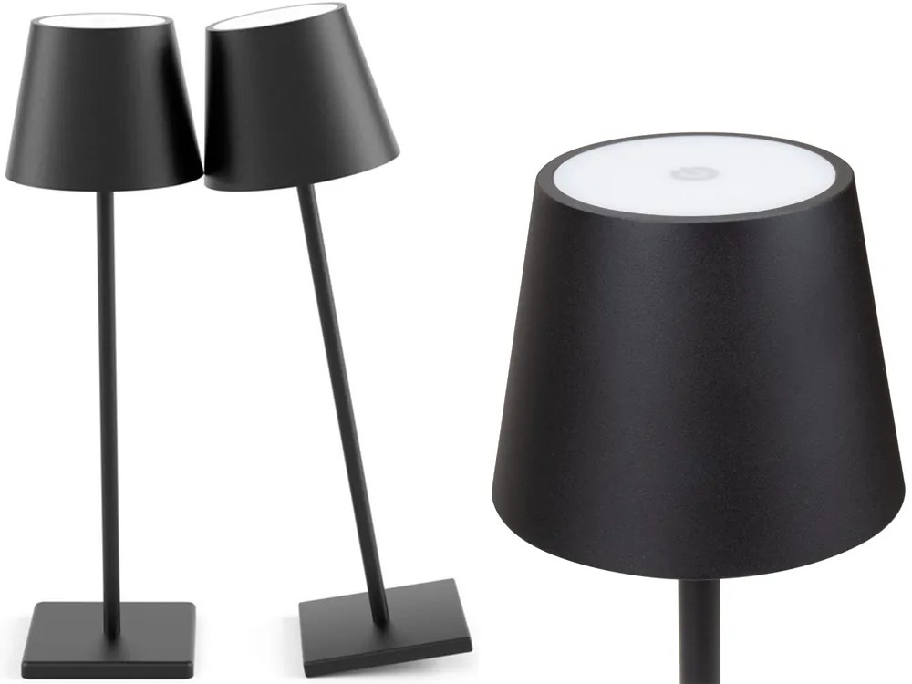 Verk Group Stolní noční světlo dotyková lampa 3 kroky vysoká bezdrátová usb