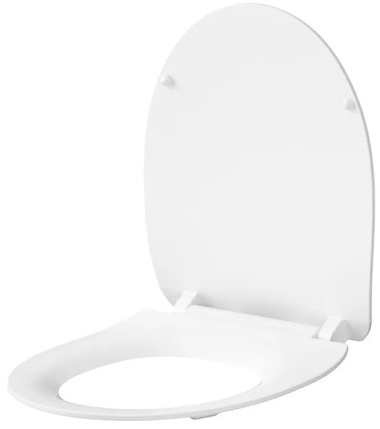 Cersanit Moduo/Delfi WC sedátko z duroplastu s pomalým zavíráním, bílá, K98-0138