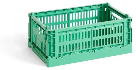 HAY Úložný box Colour Crate S, dark mint