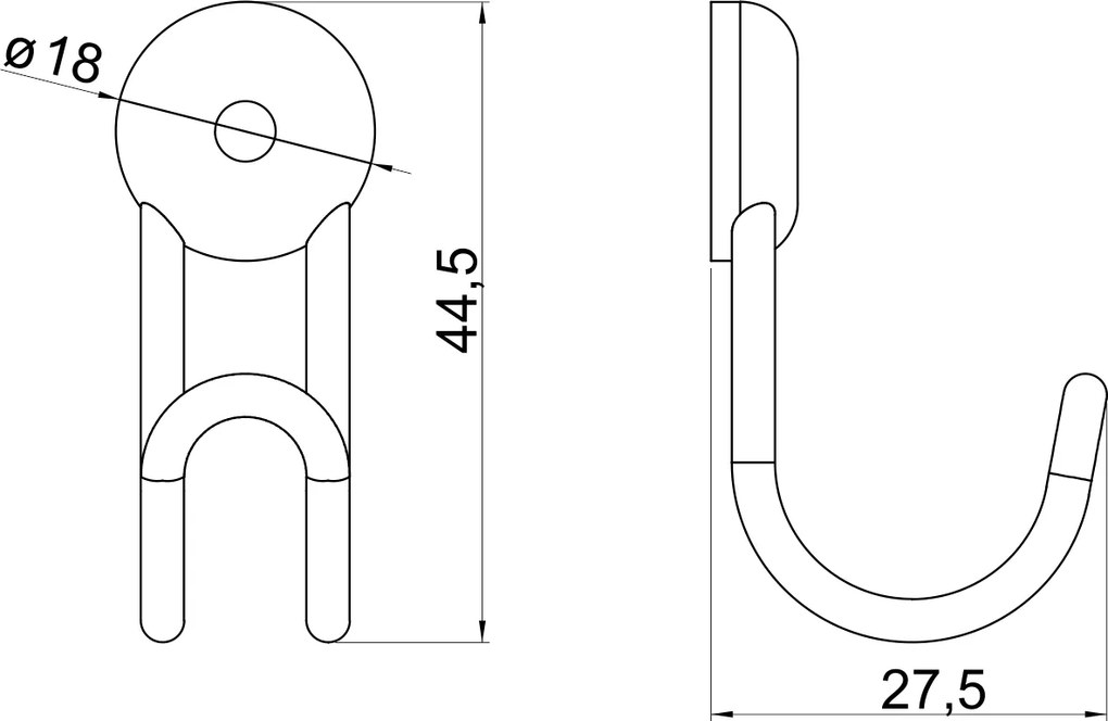 Novaservis - Drátěný věšák Metalia Drátěný program chrom, 6009,0