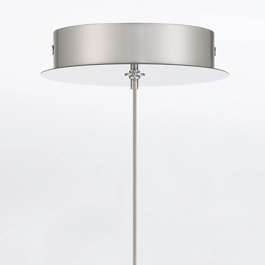 Designový lustr koule Eurofase Atomo Chrom LED 9W 3000K