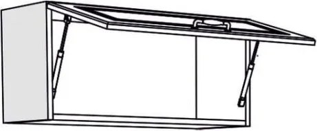 Spodní skříňka Rustic VH80/36 B - bílá
