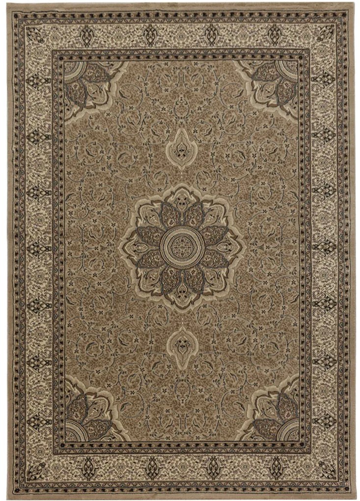 Koberce Breno Kusový koberec KASHMIR 2601 Beige, Béžová, Vícebarevné, 120 x 170 cm