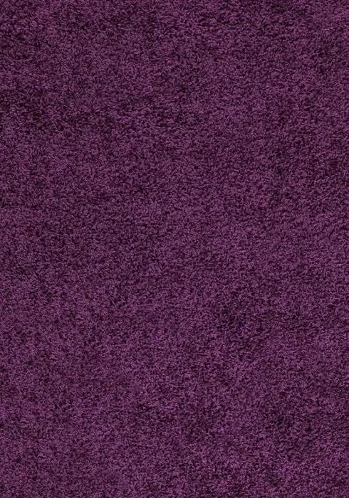 Chlupatý kusový koberec Dream Shaggy 4000 fialový Typ: kulatý 120 cm