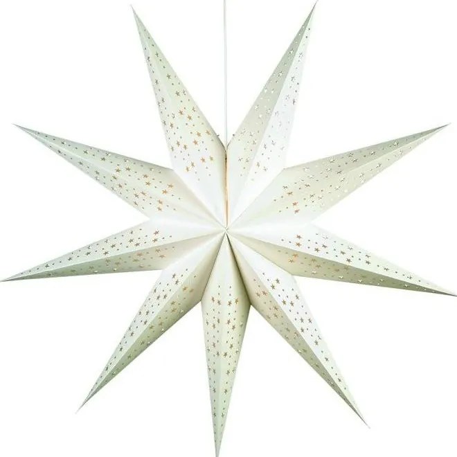 Svítící hvězda Solvalla White, 100 cm