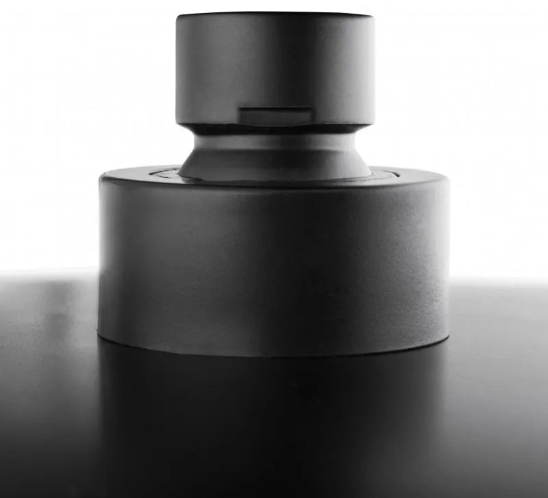 Erga Erga, SLIM sprchová hlavice o průměru 25cm, černá matná, ERG-YKA-BP.BRG25-BLK