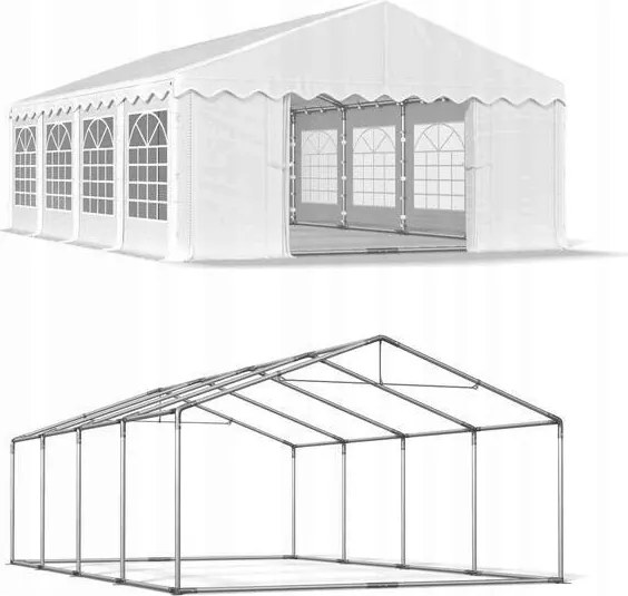 Výstavní stany 3x8 m svatební Das 240 Sf