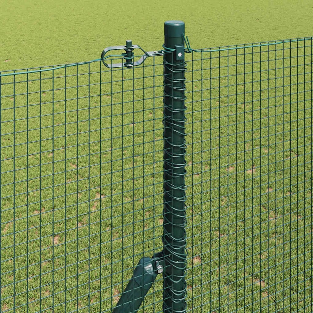 Zemní upevnění svařované drátěné ploty 25 x 1,6 m Zelená 3351742