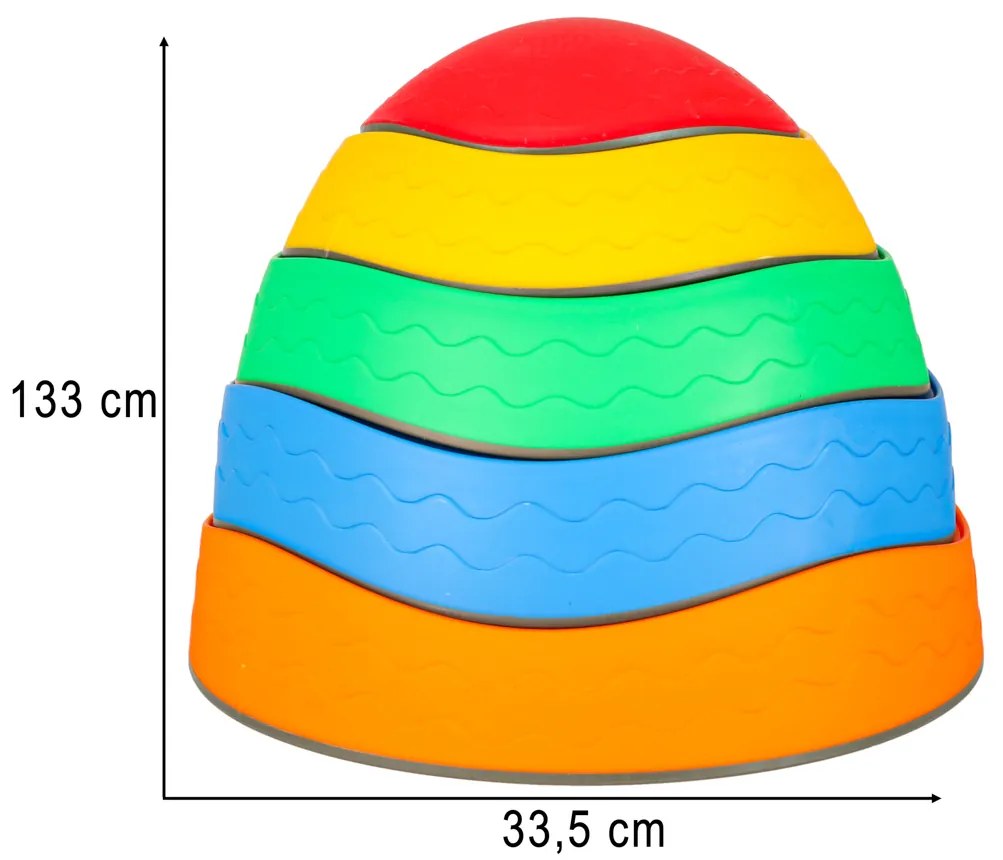 Creative Corner Smyslová stezka říční kameny pro trénink rovnováhy podlaha je láva hra 5ks