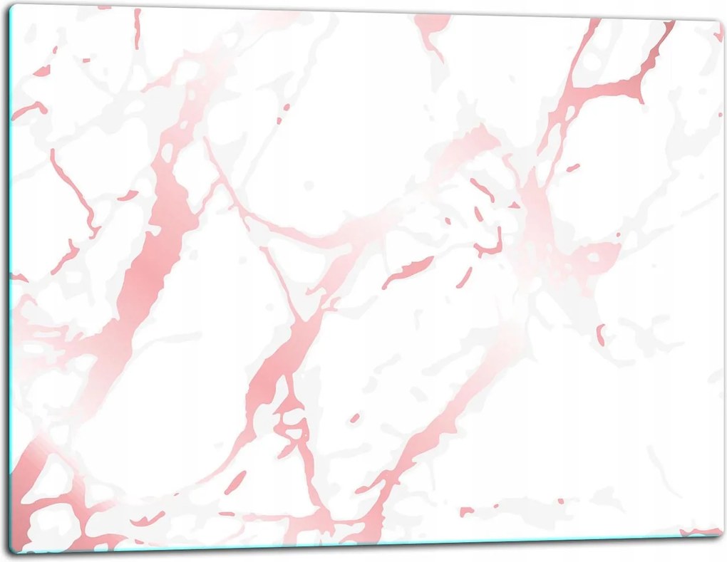 Skleněná Krájecí Deska 52x40 Mramor Tvrzené Sklo 7v1