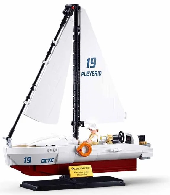 Sluban Model Bricks M38-B1190 Rychlá loď Rodeo v měřítku 1:35