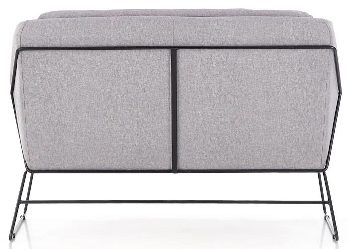 Dvojsedák Soft II XL, šedá / černá