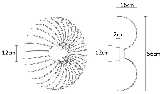Nástěnné svítidlo ASPENDOS 1xE27/40W/230V