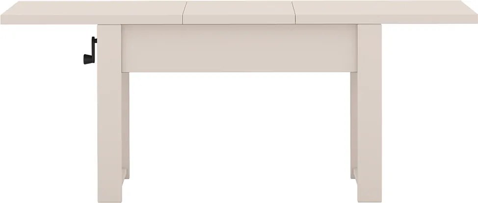 Rozkládací polohovací konferenční stolek HOGO 3v1 | 120-157x62,5-74,5x67 cm | síla horní desky 32 mm | kašmír/nohy kašmír