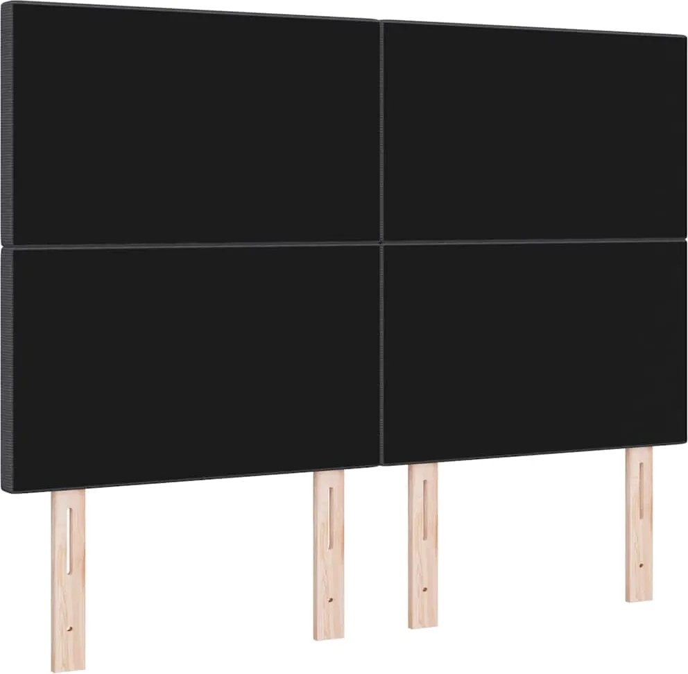 Čelo postele Tmavě šedá 160 cm Žebrovaná látka 3337729