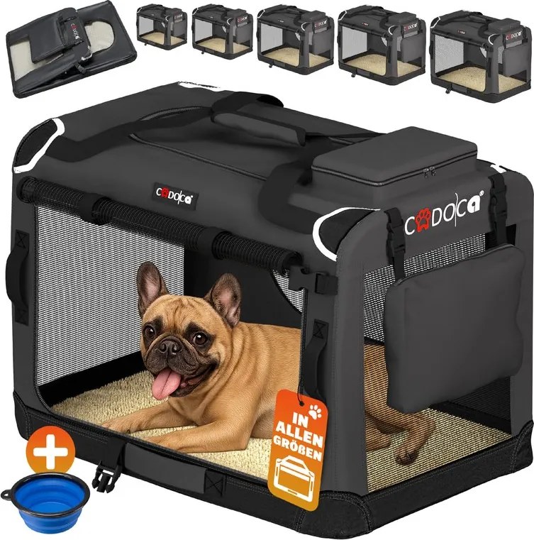 Box pro psa skládací M 60x42x44cm antracitová