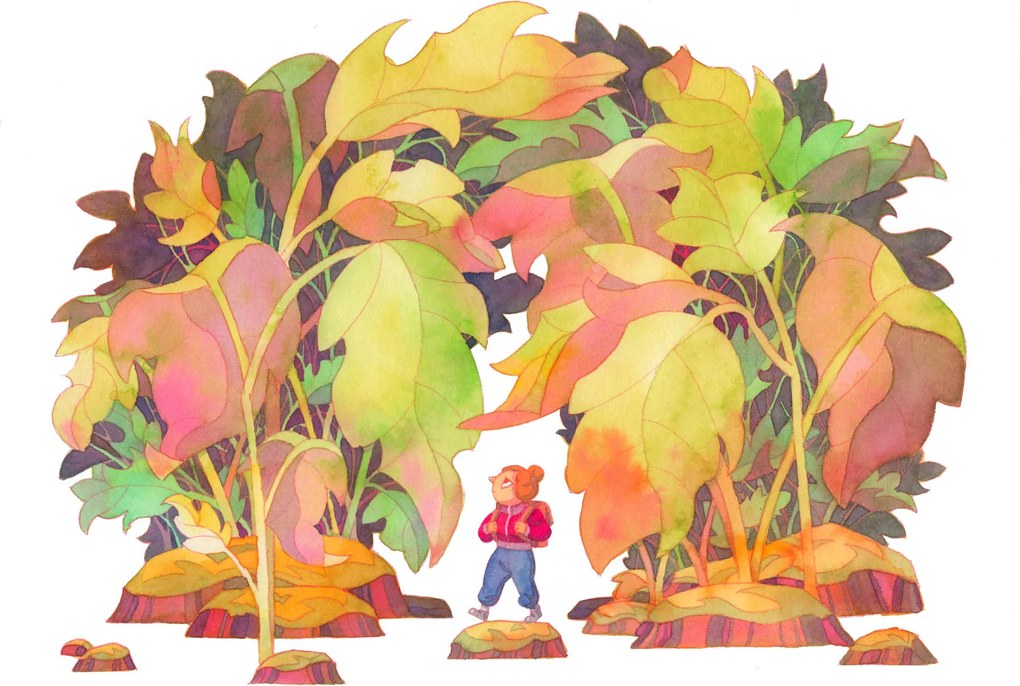 Štěpánka Jislová | The Girl Explorer Rám: Černý, Velikost: 40 x 60 cm