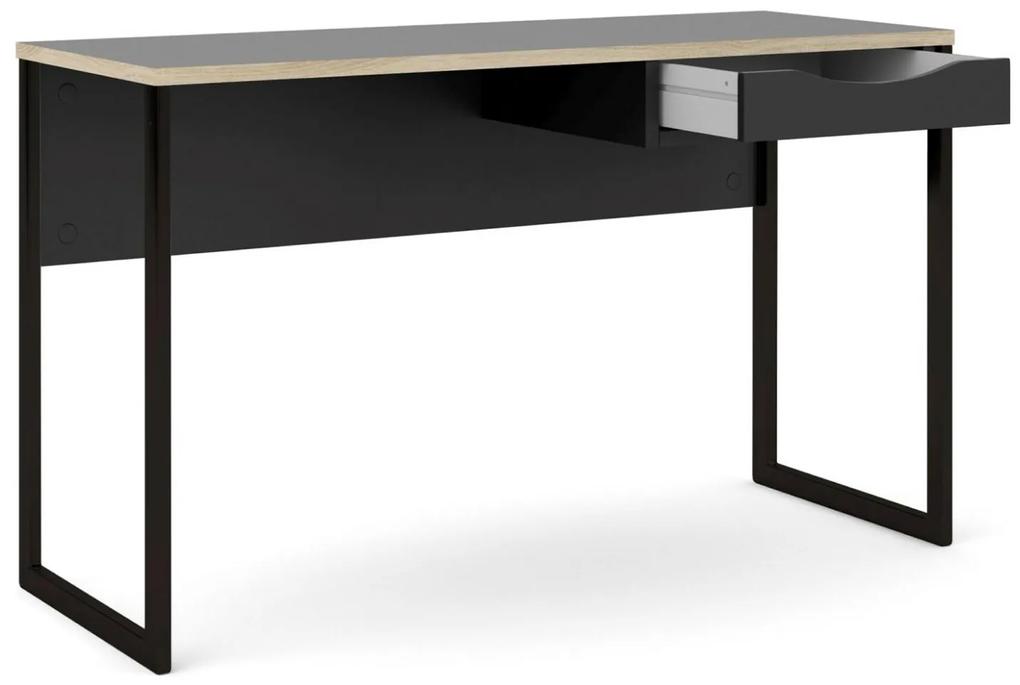 NEW:Psací stůl Obelix 512 černý mat/černá